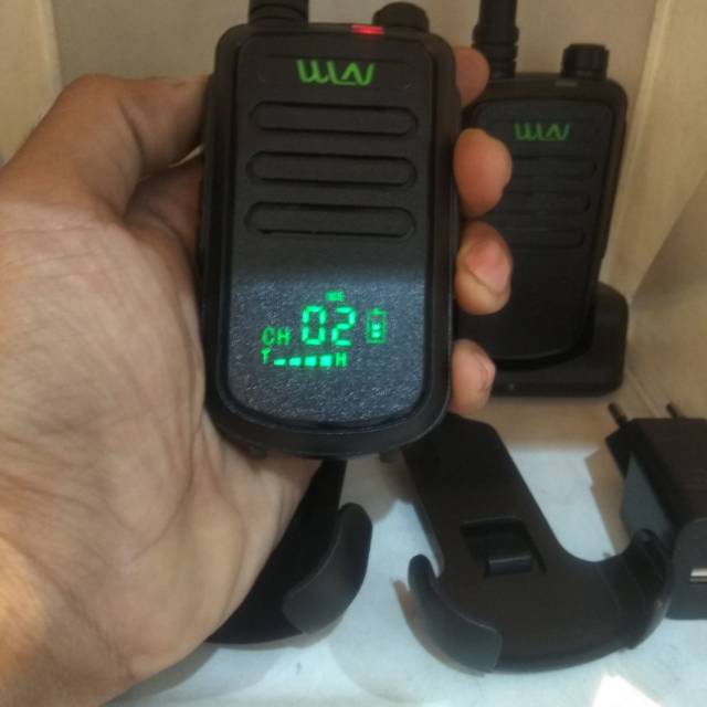 Ready stok ht walkie talkie wlan/wln display KD-C100 1 box isi 2 unit ...