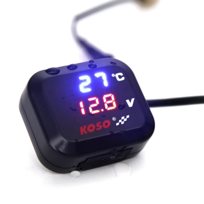 Jual Voltmeter koso 3 in 1 usb Universal SEMUA MOTOR | Shopee Indonesia