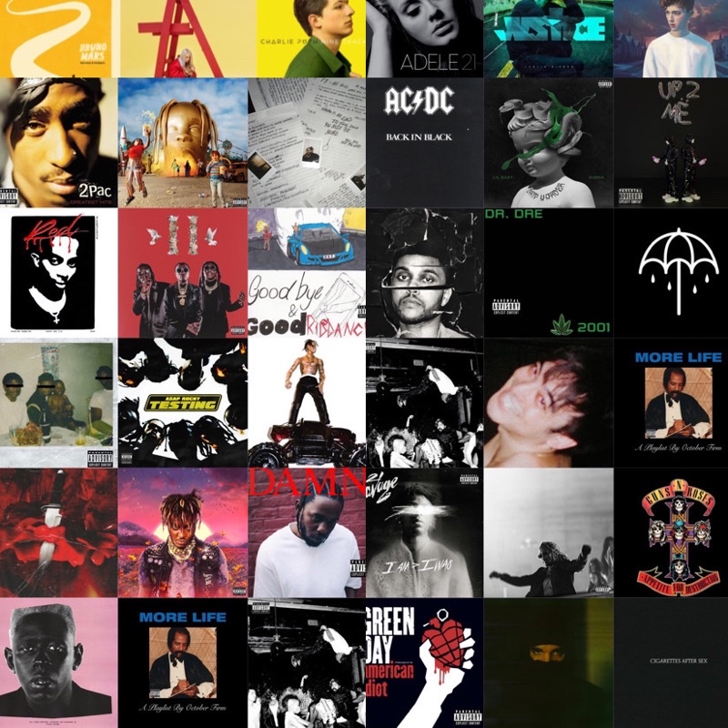 Jual POSTER ALBUM COVER MUSIK 24 pcs | Shopee Indonesia