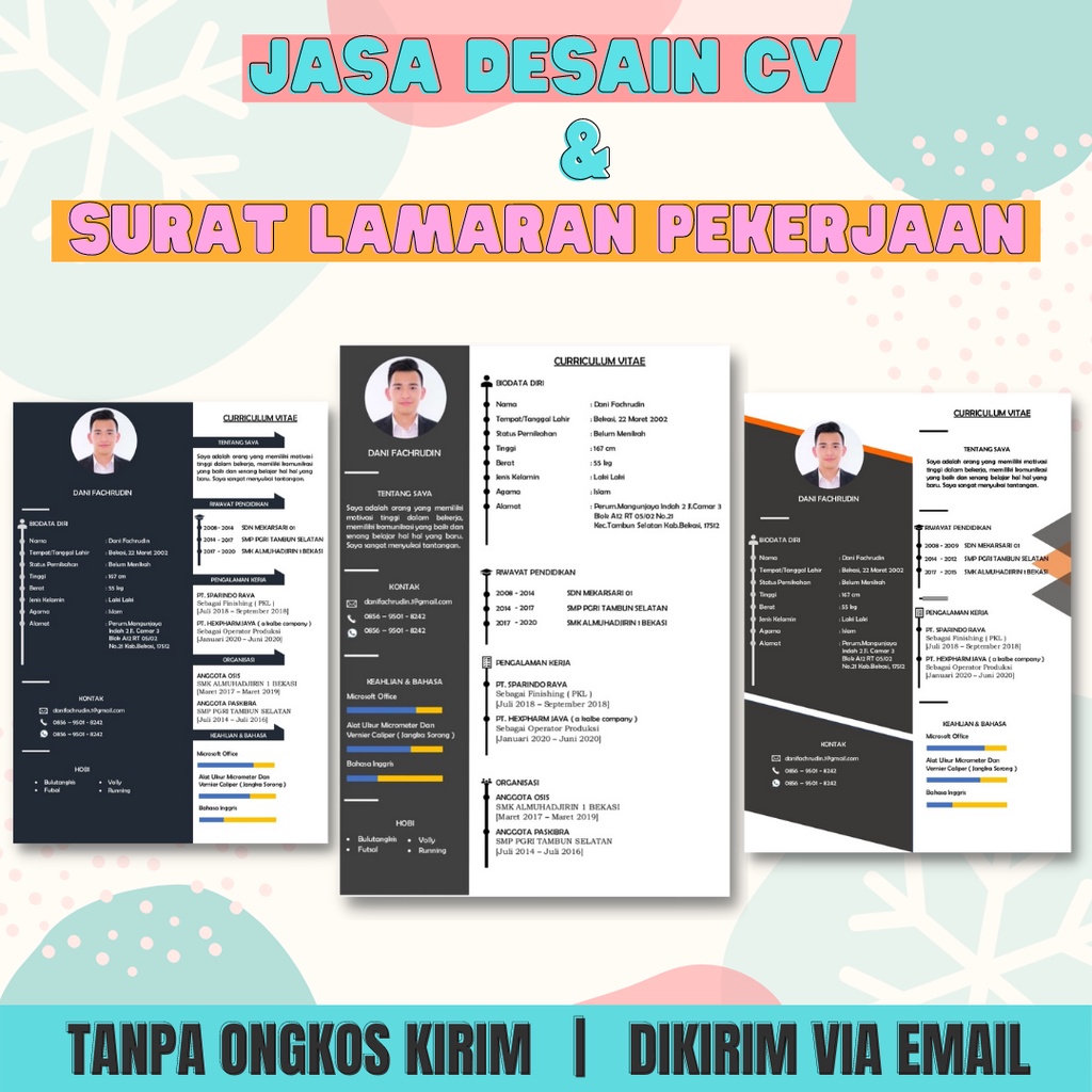 Harga Jasa CV DAN Surat Lamaran Kerja Terbaru Mei 2023 |BigGo Indonesia