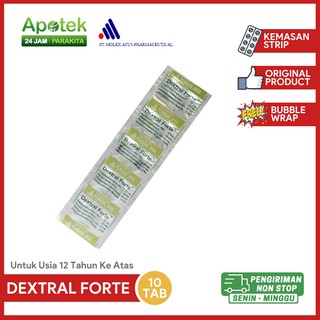 Jual Dextral Tablet/Forte Sirup Obat Batuk Demam Pilek Anak dan Dewasa ...