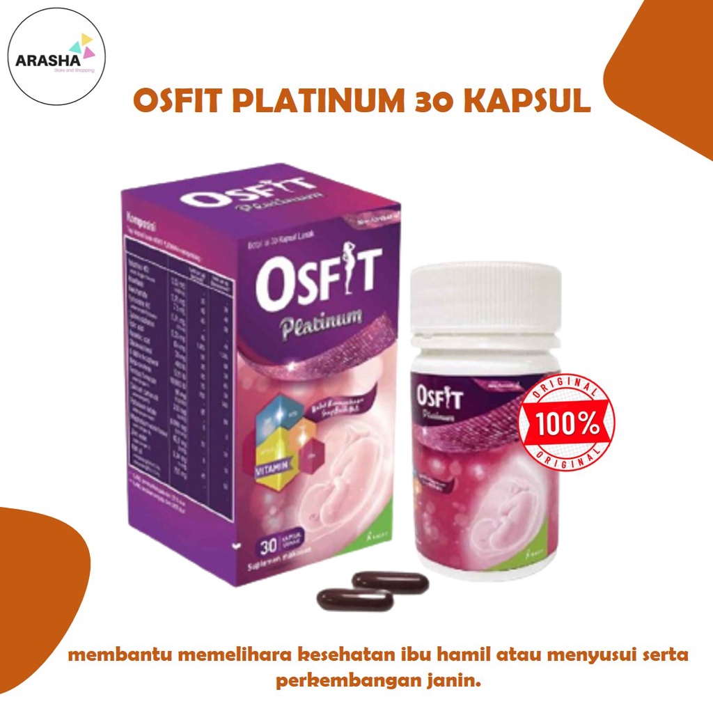 Jual OSFIT PLATINUM 30 KAPSUL Suplemen Multivitamin Ibu Hamil/Ibu ... Jual OSFIT PLATINUM 30 KAPSUL Suplemen Multivitamin Ibu Hamil/Ibu ...