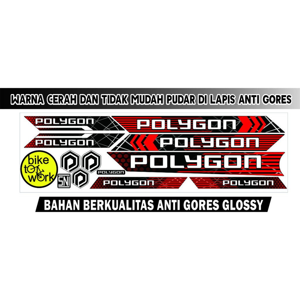 Harga sticker sepeda polygon motif polet Terbaru Nov 2024 |BigGo Indonesia