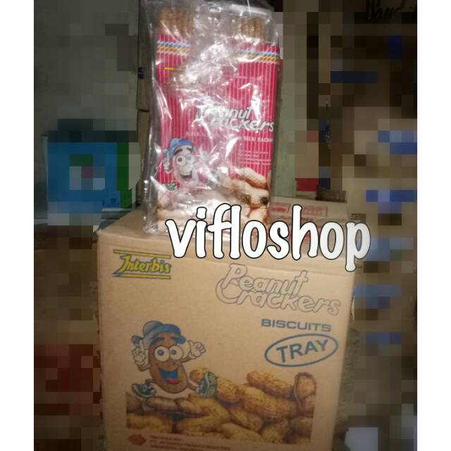 Jual Kardusan & Eceran Interbis Peanut Crackers / Biskuit Kacang ...