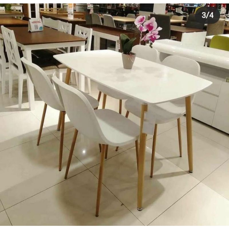 Jual Meja makan informa maeve putih white meja makan minimalis meja makan modern meja makan 4 ...