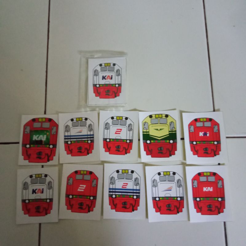 Jual Stiker Lokomotif Series CC201 | Bisa Satuan | Shopee Indonesia