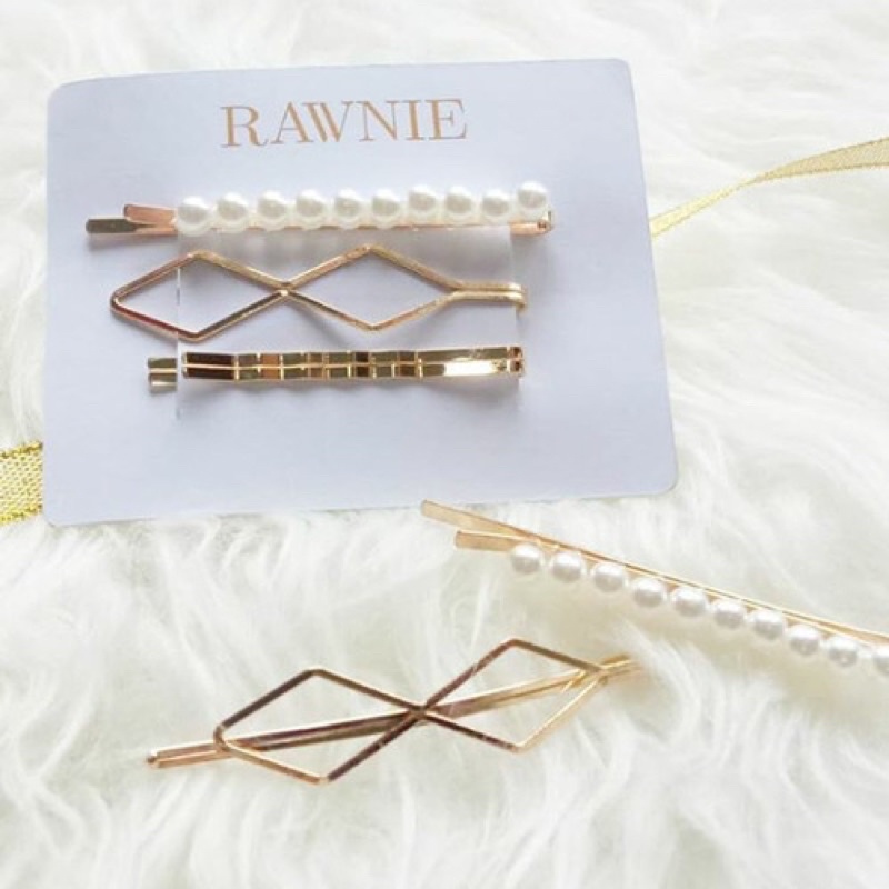 Jual Jennie Hair clip pearl / Penjepit rambut mutiara trend korea ...
