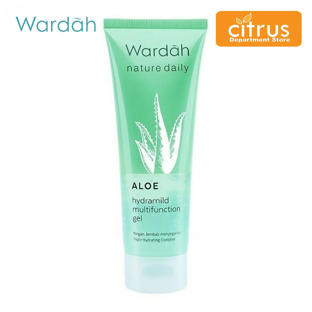 Wardah Nature Daily Aloe Hydramild Multifunction Gel, 100 ml | Shopee ... Wardah Nature Daily Aloe Hydramild Multifunction Gel, 100 ml | Shopee ...