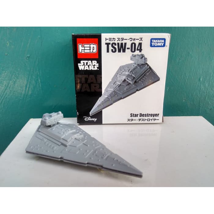 Jual Tomica Star Wars TSW-04 Star Destroyer Diecast Miniatur pesawat Takara Tomy harga murah ...