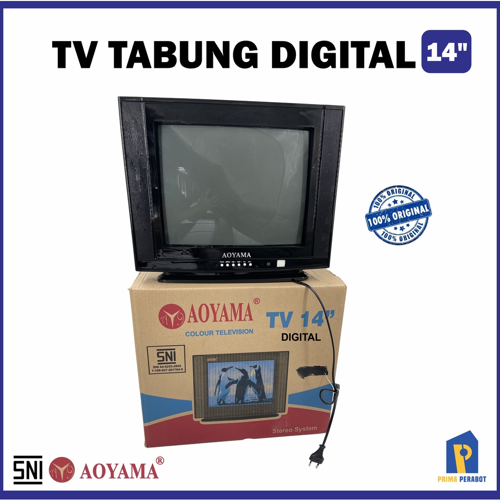 Jual TV Tabung Aoyama Digital 14 Inch Semi Flat Stereo System | Shopee ...
