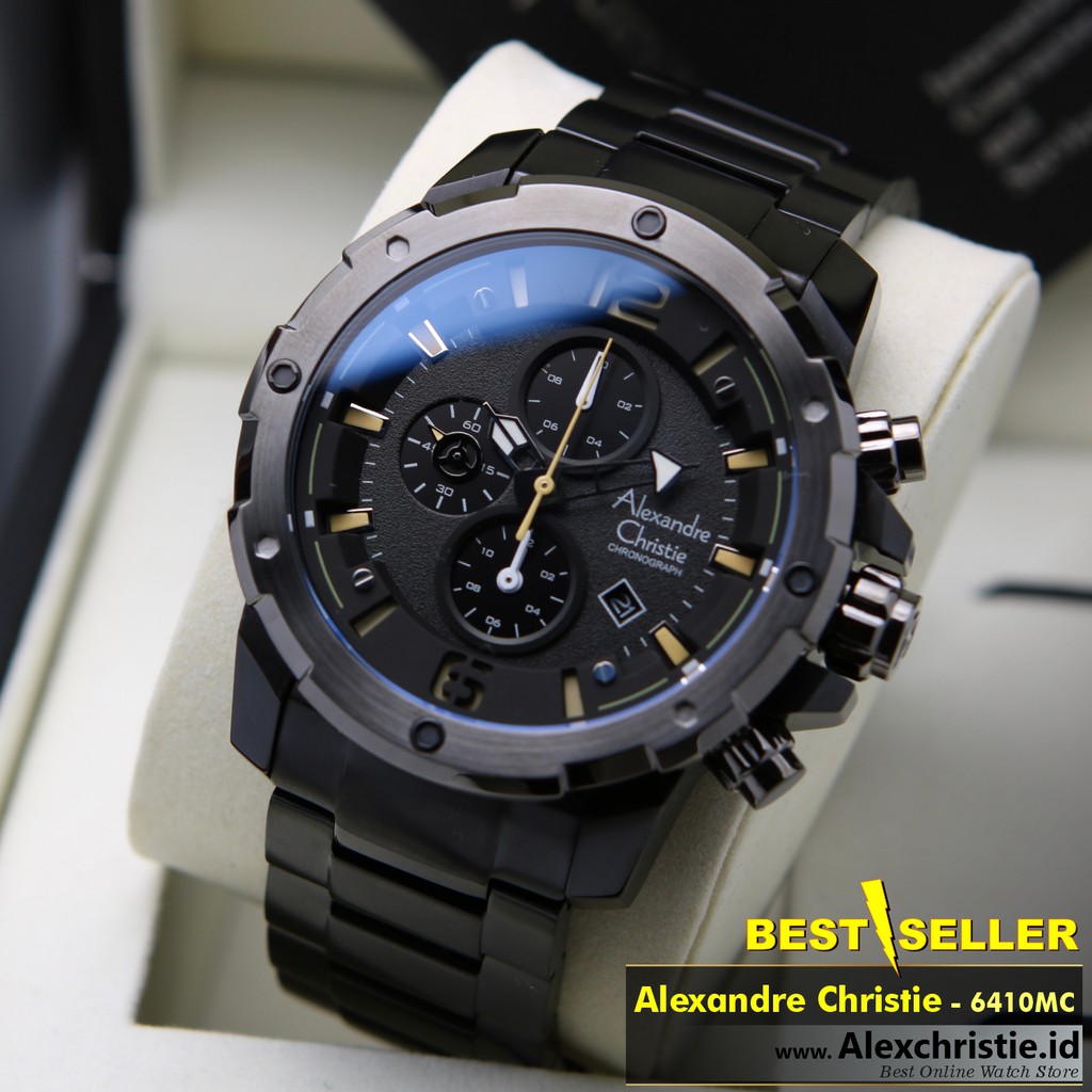 Jual Ready Juli 2022 Jam Alexandre Christie Pria 6410MC Original ...