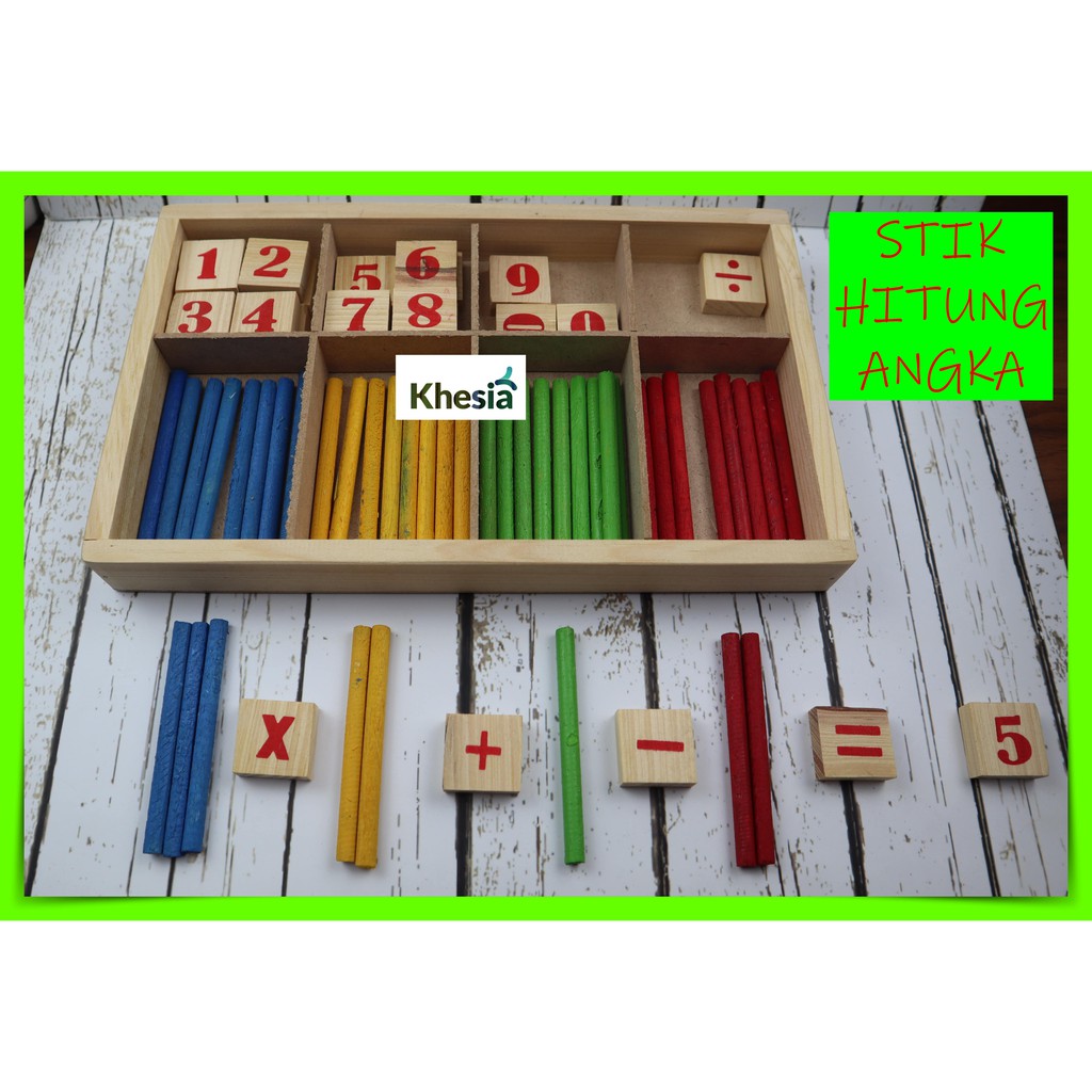 Jual READY STOK! Mainan Edukasi Anak SD Ya Stik Hitung Angka Ini Kak ...