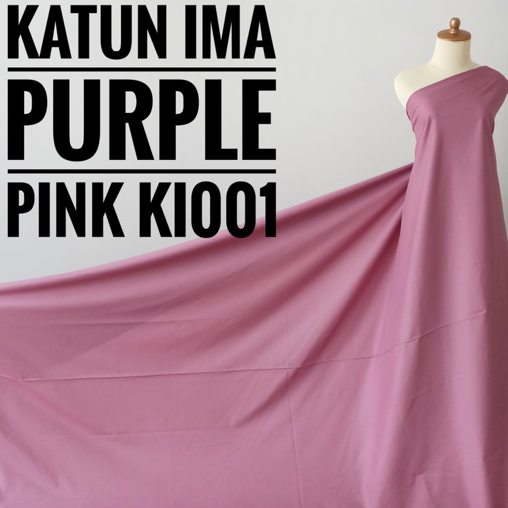 Kain Meteran Katun Ima Purple Pink KI001 (0.5M) | Shopee Indonesia