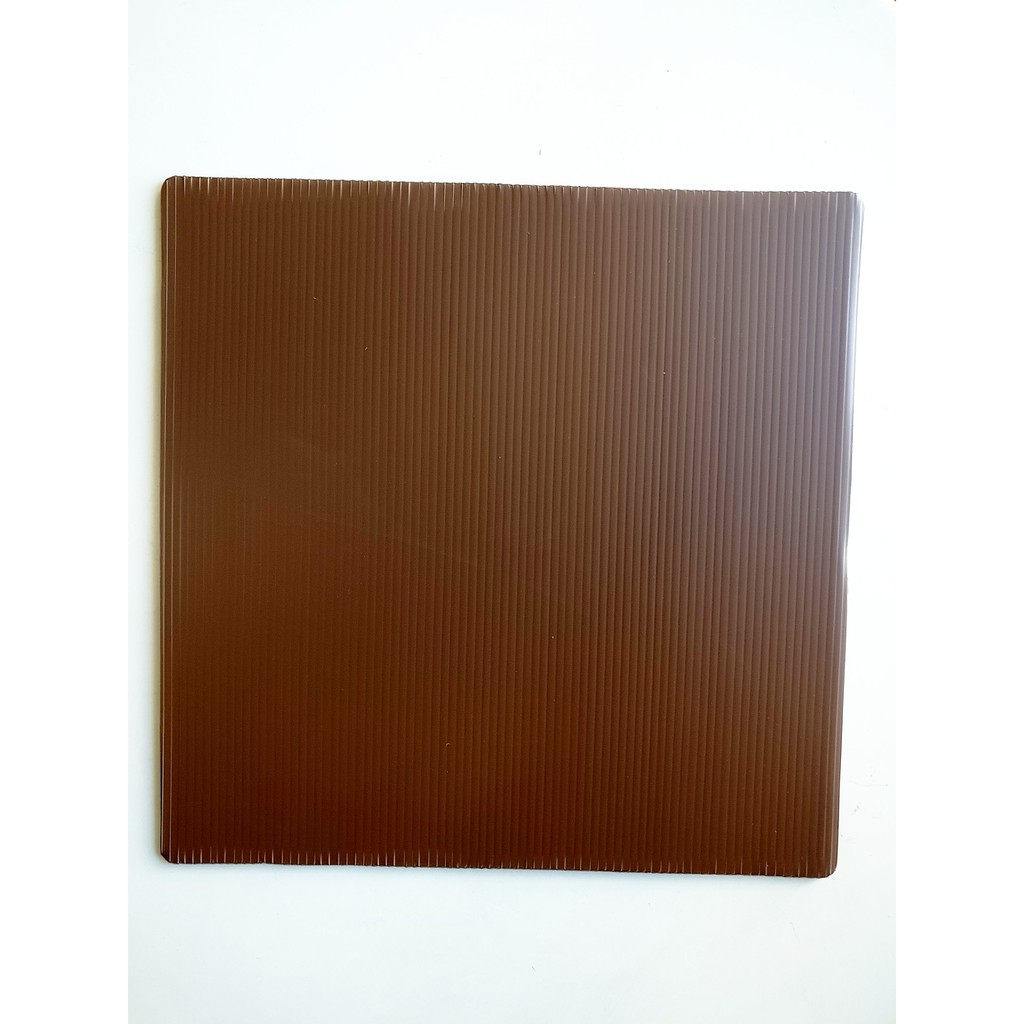 Jual tatakan kue / alas kue coklat ukuran 25x25cm kotak 1 set isi 3 pcs ...