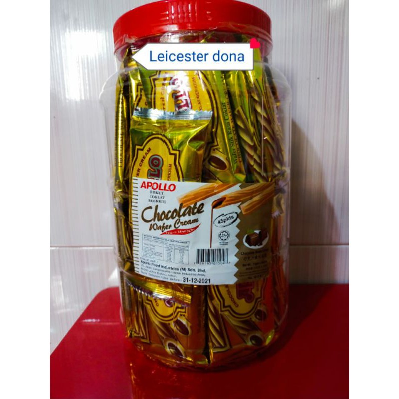 Jual appolo chocolate/biskuit wafer appolo malaysia | Shopee Indonesia