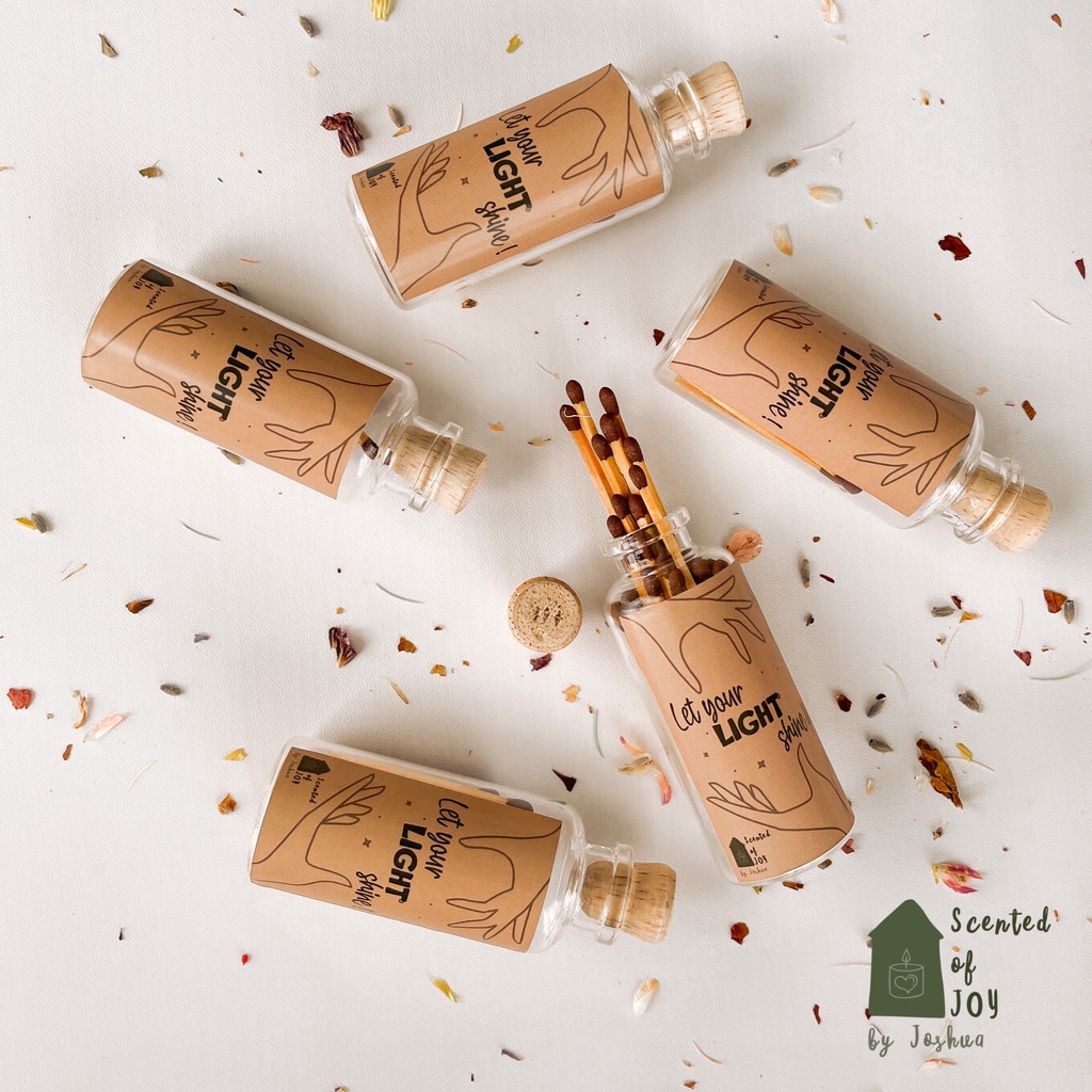 Jual Aesthetic Wooden Matchstick for your favourite Scented Candles ...