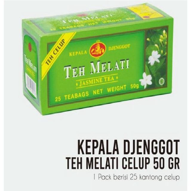 Jual KEPALA DJENGGOT Teh Melati Teh Celup 50 gr - KEPALA DJENGGOT ...