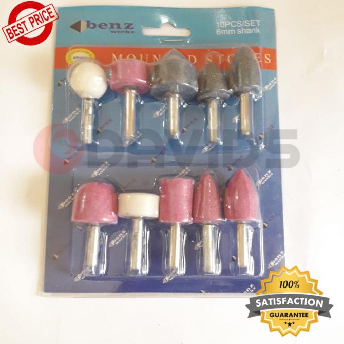 Jual Batu Gerinda Mini Mata Tuner Set Mounted Stone 10 Pcs | Shopee ...