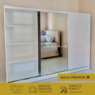 Jual Lemari Sliding Door 3 Pintu Mewah Premium | Shopee Indonesia