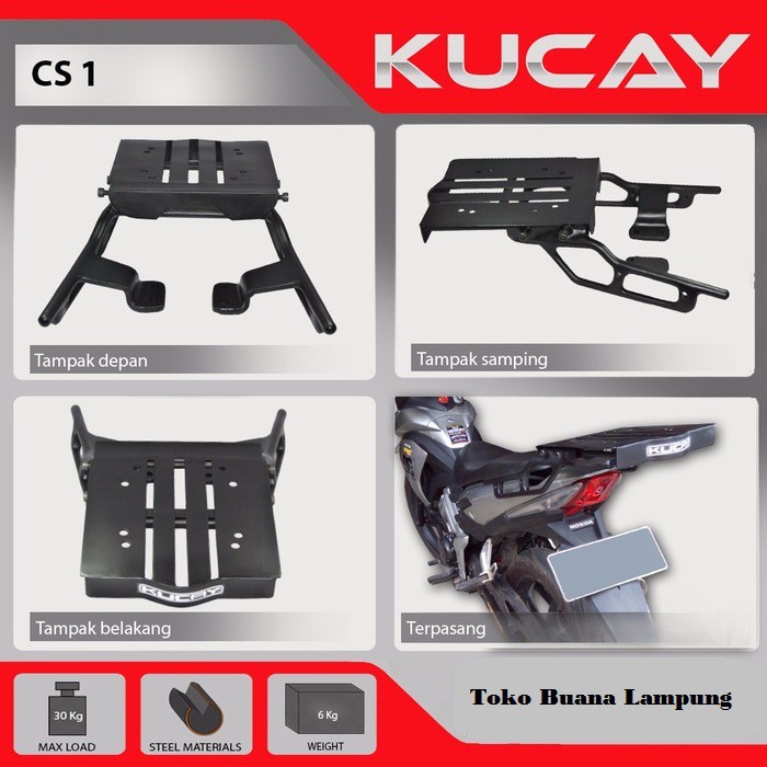 Jual Bracket Box Motor Kucay CS 1 - Breket CS 1 Kucay Ori Indonesia ...