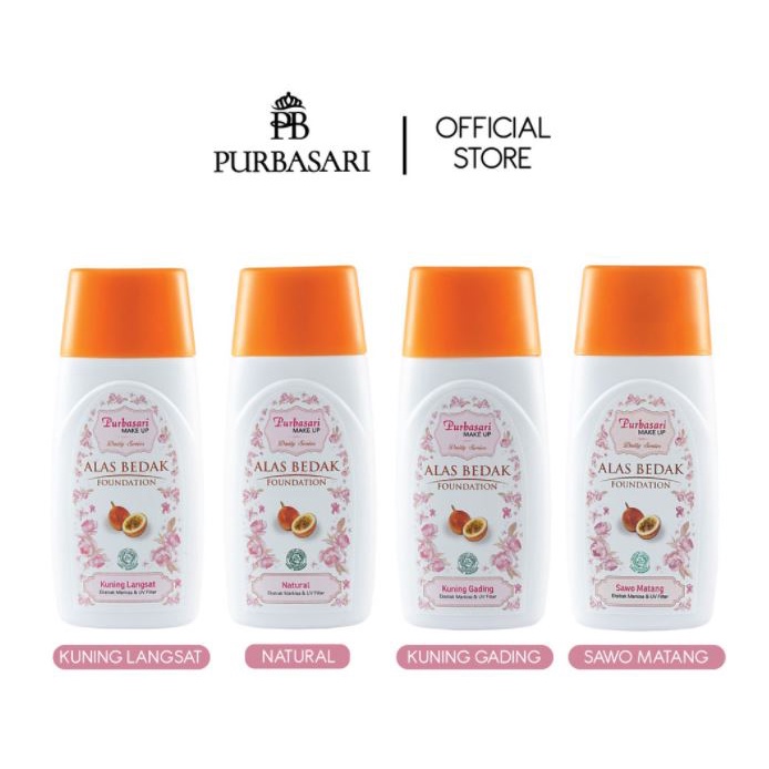 Jual [BPOM] Purbasari Alas Bedak Foundation Kuning Langsat/Kuning ...