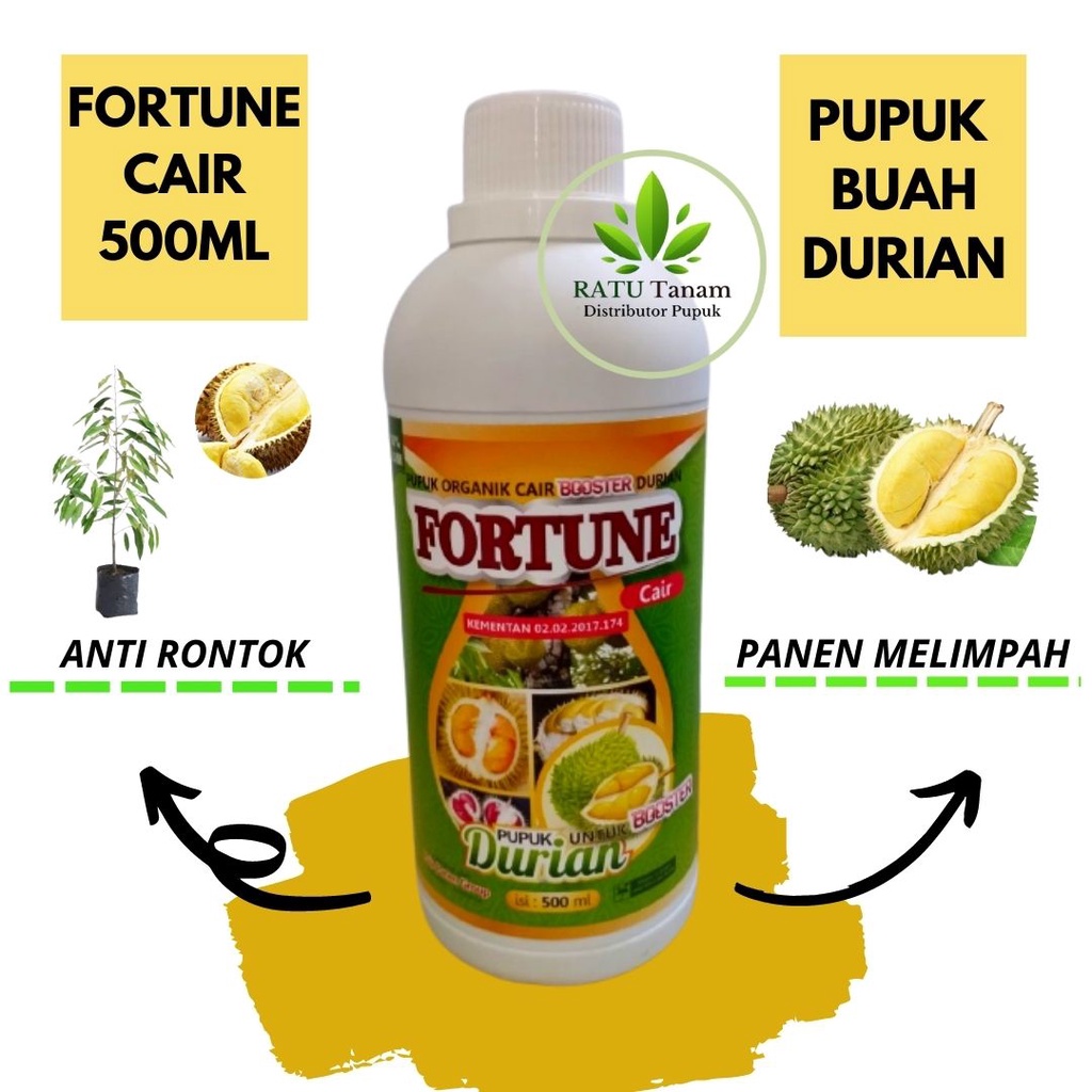 Jual Pupuk Durian Cepat Berbuah Yang Bagus, POC Durian Organik, BOOSTER BUAH Durian FORTUNE ...