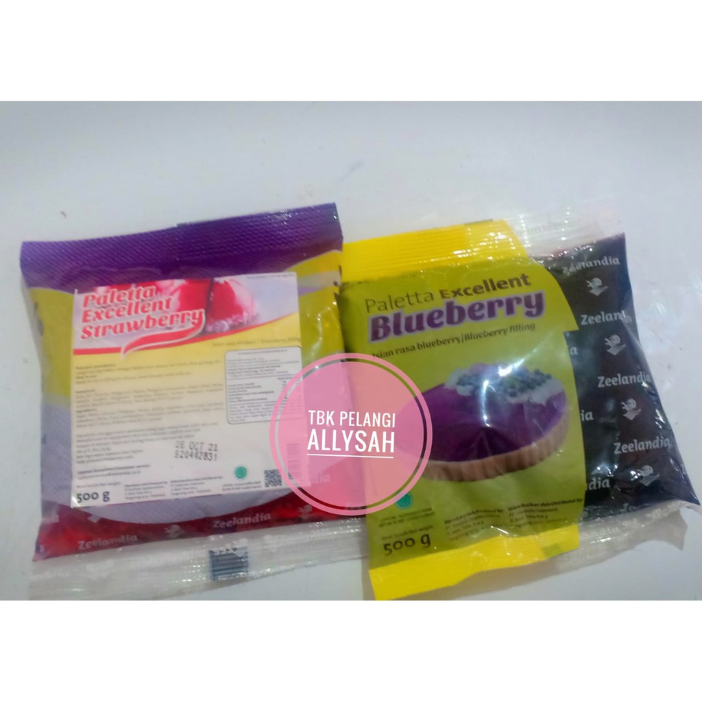 Jual SELAI BLUEBERRY STRAWBERRY PALLETA ZEELANDIA | Shopee Indonesia