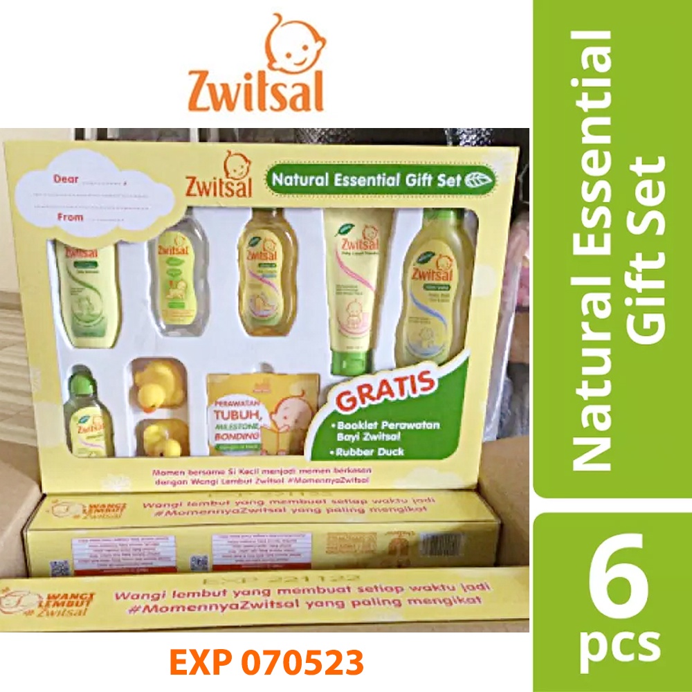 Jual Zwitsal Natural Essential Gift Set Baby Spa Gift Box Kemasan Baru ...