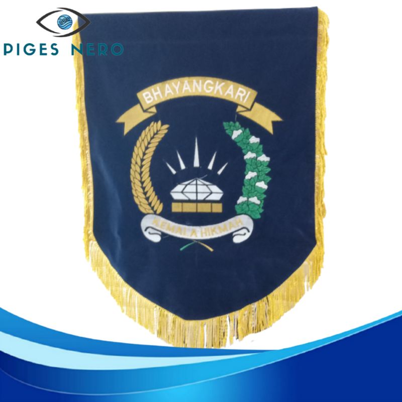Jual Bendera Pennant / Vandel Bhayangkari - Bordir | Shopee Indonesia