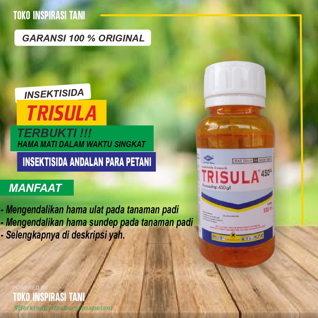 Jual TRISULA 450SL Kemasan 100 ml/Insektisida Trisula 450SL Kemasan 100 ...