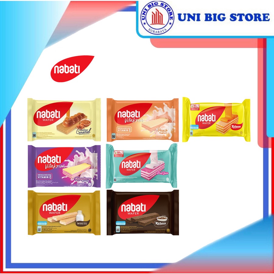 Jual Nabati Wafer Richeese Richoco Pink Lava Caramel Vanilla Vitakrim 39 gr | Shopee Indonesia