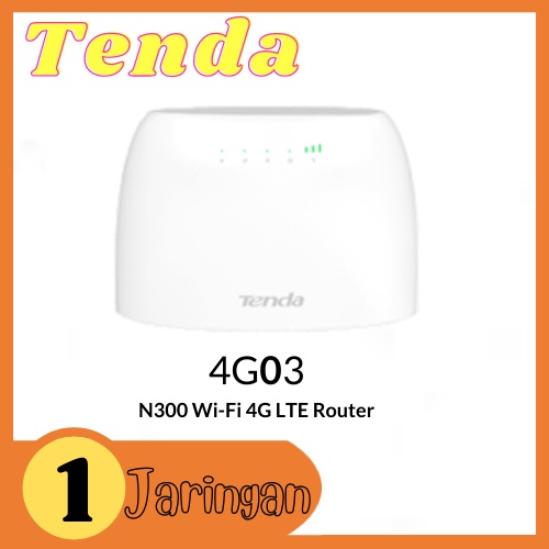 Jual Tenda N300 Wi-Fi 4G LTE Router 4G03 | Shopee Indonesia