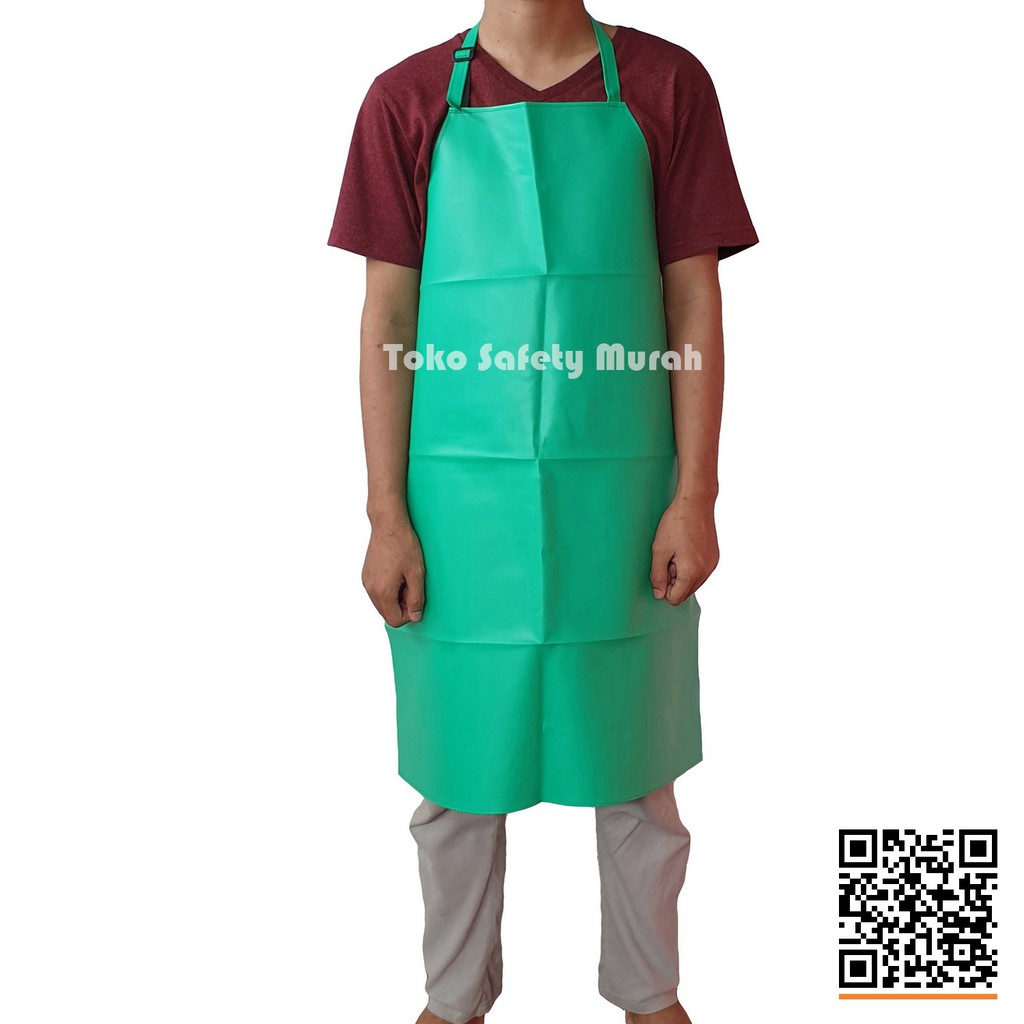 Jual Apron PVC Celemek Pelindung Dada Anti Air Panjang 90 cm Kulit ...