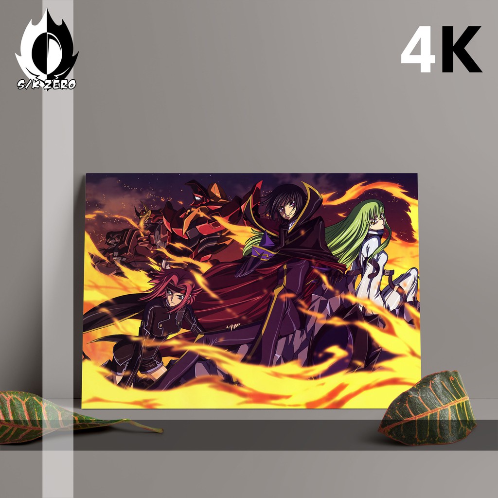 Jual Poster size A3 Anime Paling Lengkap - Code Geass (4K) Landscape ...