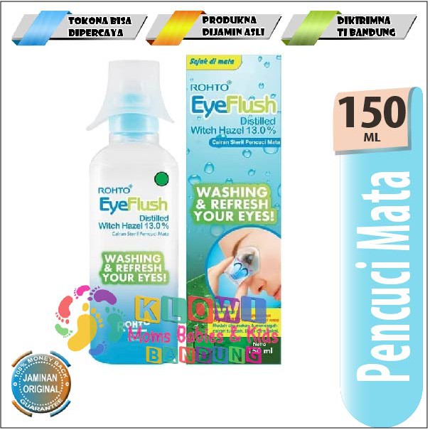 Jual Rohto Eye Flush 150 ML (Pencuci Mata) | Shopee Indonesia