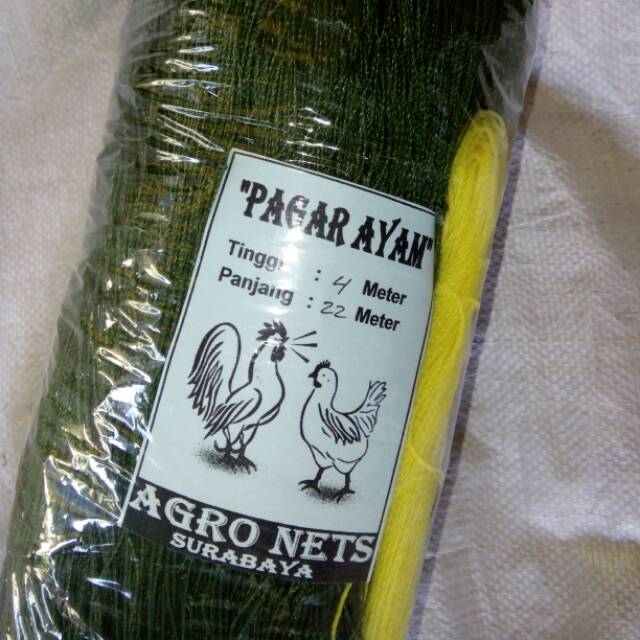 Jual Jaring ayam serbaguna 4m x 22m 3inch , jaring pagar ayam, jaring ...