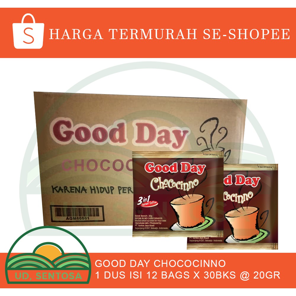 Jual Good Day Kopi CHOCOCINNO 1 DUS ISI 360 @ 20 GR | Shopee Indonesia