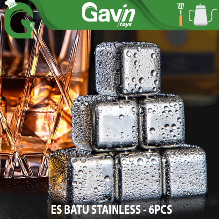 Jual Reusable Ice Cube - Es Batu Stainless Es Batu Pakai Ulang Anti ...