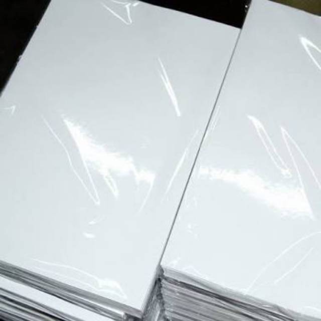 Kertas foto glossy 120 gsm Isi 100 Lembar Ukuran A4 | Shopee Indonesia
