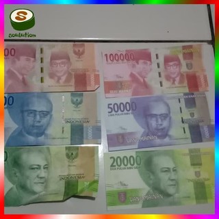 Jual Uang Kertas Mainan Pecahan 100.000 Rupiah | Shopee Indonesia