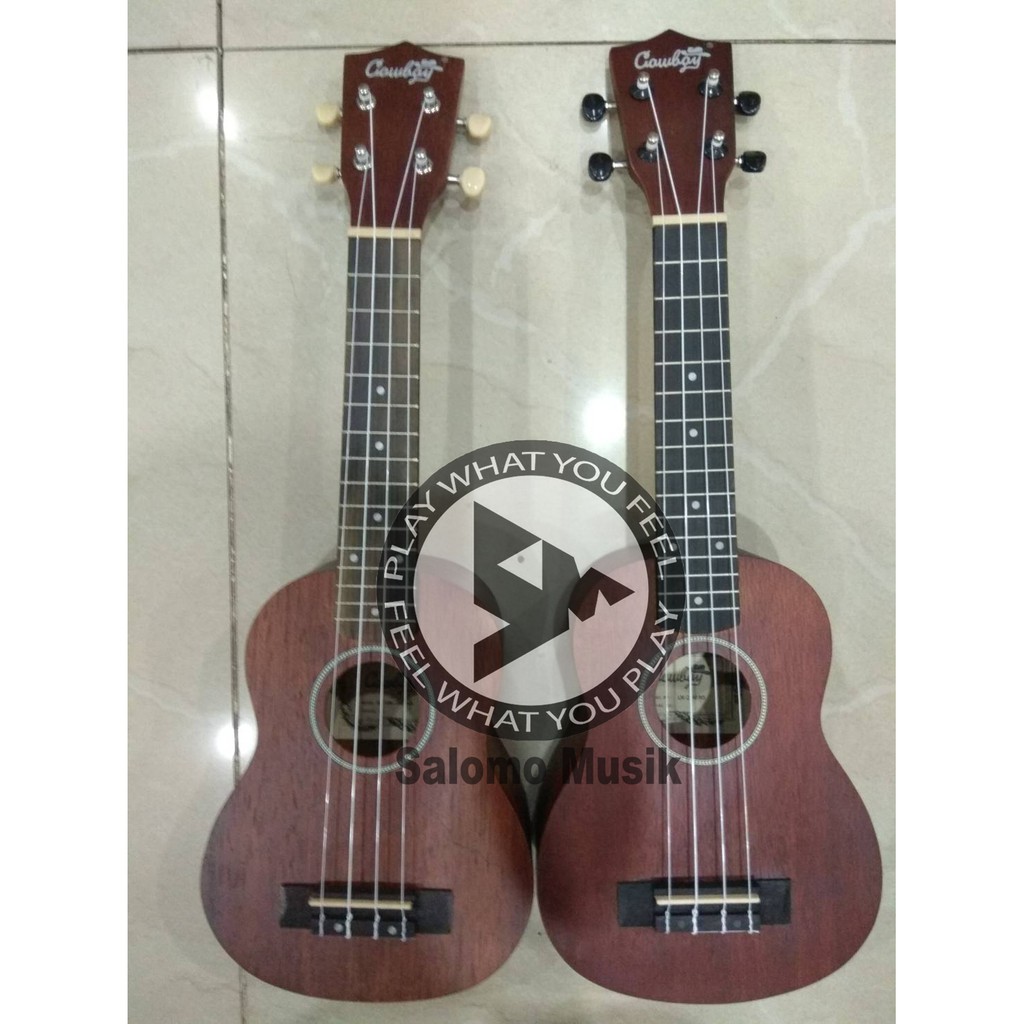 Jual Ukulele Soprano Cowboy 21" - Coklat | Shopee Indonesia