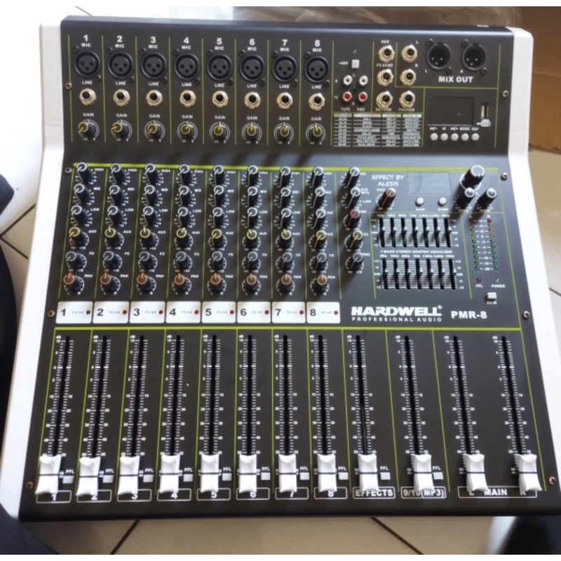 Jual Power Mixer Audio 8 Channel 2 x 350 Watt HARDWELL PMR-8 - PMR8 USB ...