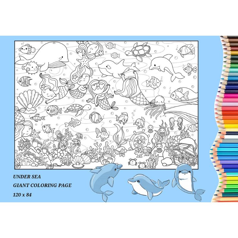 Jual Mainan edukasi mewarnai giant coloring poster | Shopee Indonesia