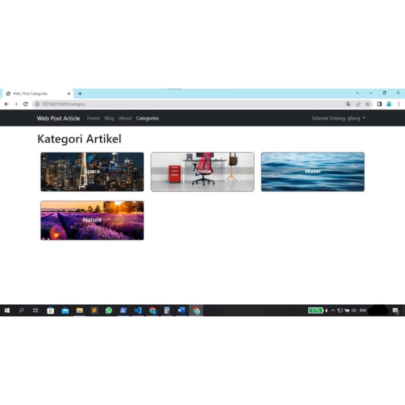 Jual Source Code Website Postingan Artikel | Laravel 9 Bootstrap 5 | Shopee Indonesia