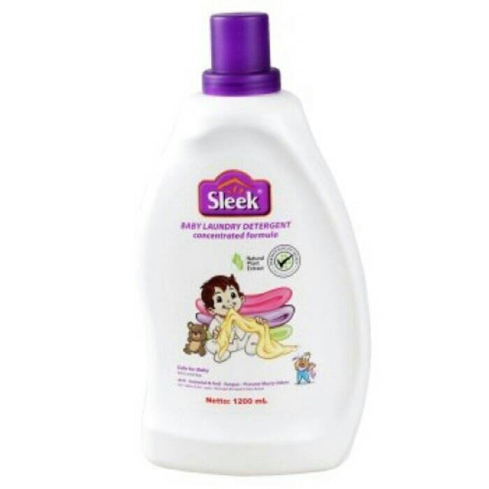 MURAH SLEEK Baby Laundry Detegent Botol / Sabun Cuci Bayi 1200ml 1200 ...