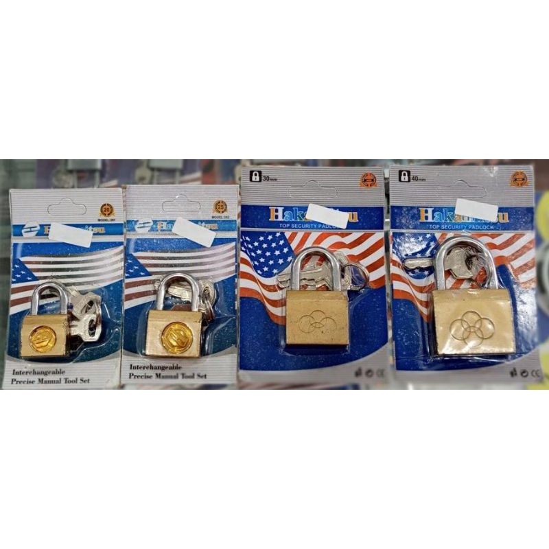 Jual Gembok Kuning Hakamitsu 20MM, 25MM, 30MM, 40MM | Shopee Indonesia