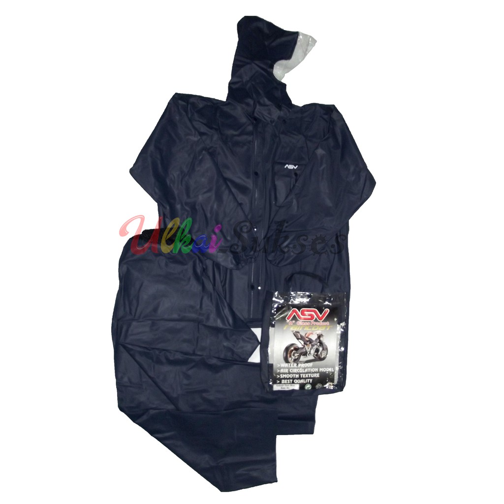 Jas Hujan ASV Versi 1 Kualitas No.1 Karet PVC Full Rubber Tebal Sistem ...