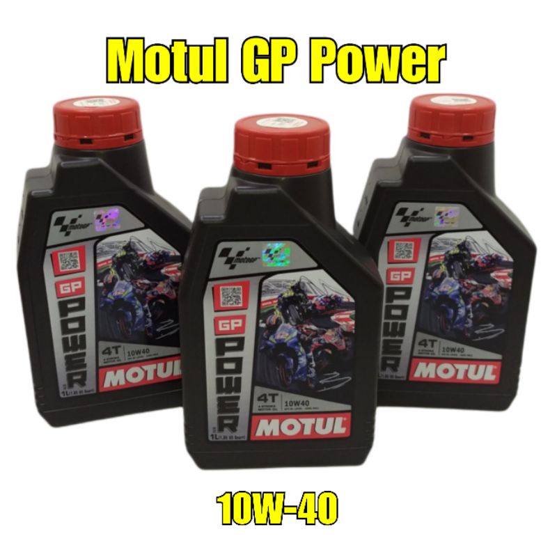 Jual Motul GP Power 10W 40 API SL Level Jaso MA2 Oli Mesin 4T 1000 ml | Shopee Indonesia