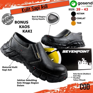 Jual Sepatu Safety Boots Pria Wanita Original Sevenpoint Septy Ujung ...