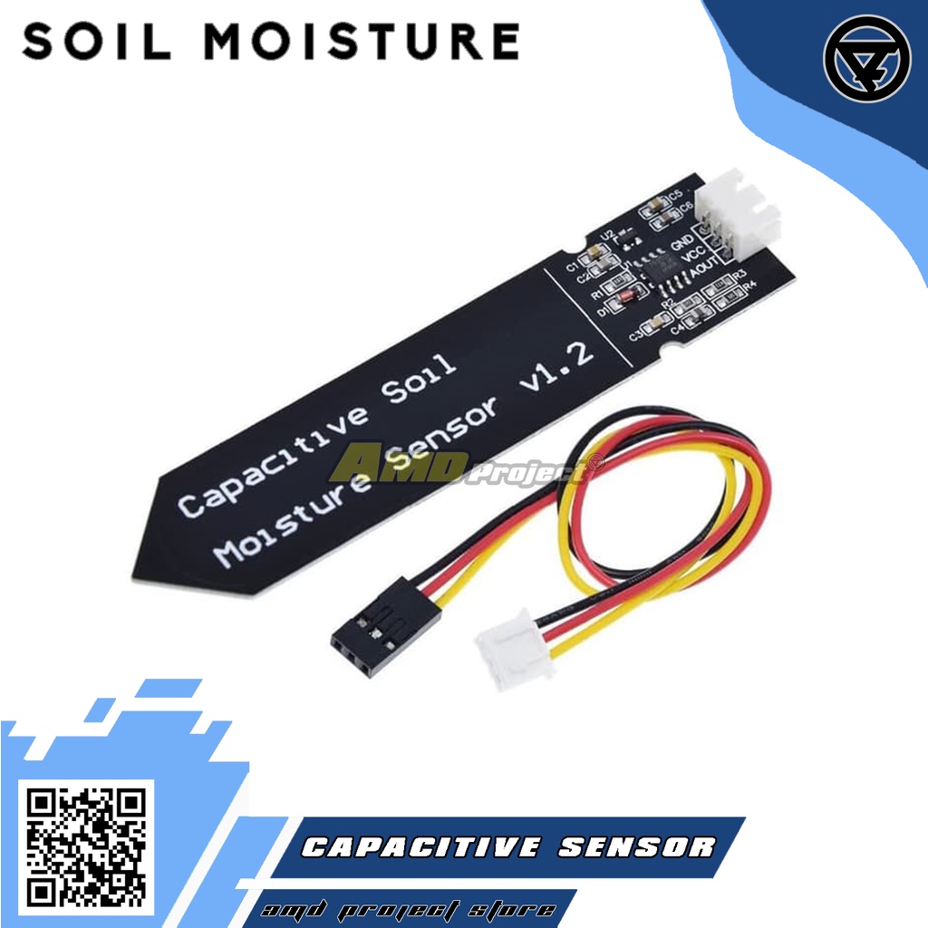 Jual Sensor Kelembaban Tanah Capacitive Soil Moisture Module Arduino ...